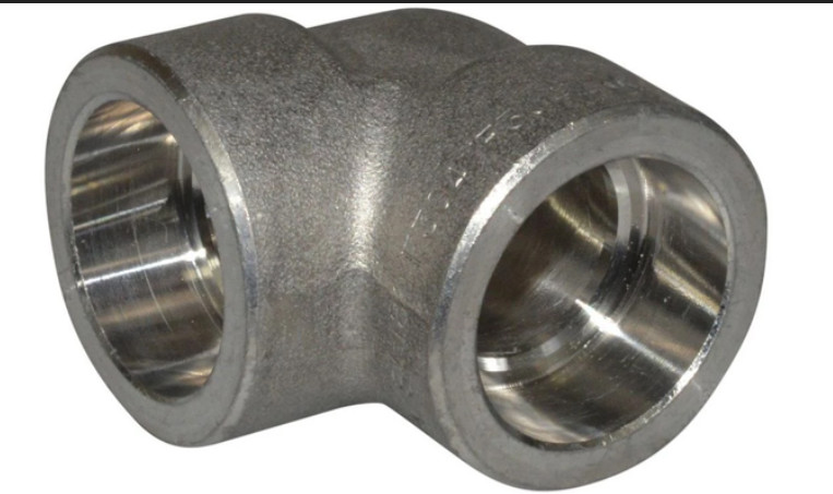 Phụ kiện ống đồng niken rèn UNS 71500 2" 6000# Socket Weld 90 Elbow
